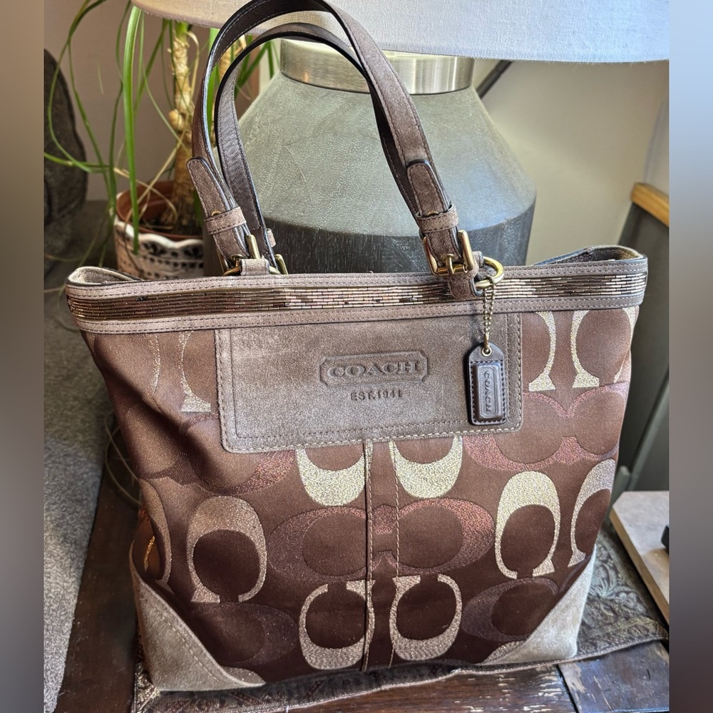 Authentic Coach 1941 Suede Leather/Signature Cotton C… - Gem